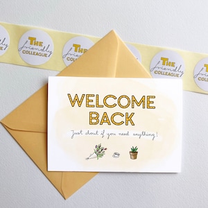 Fun Welcome Back Greeting Card for Returning Team Members and ...