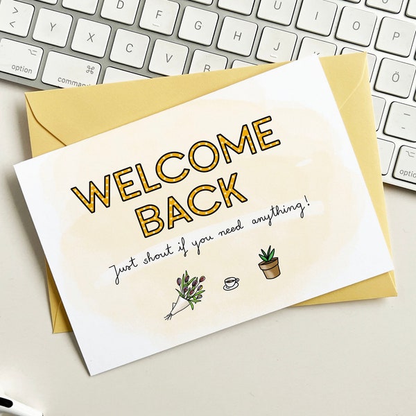 Welcome Back Greeting Cards - Etsy