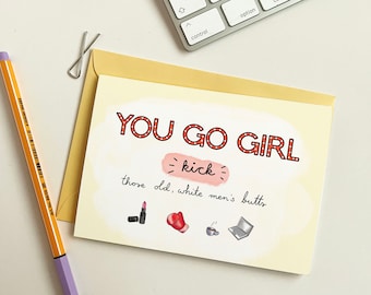 You Go Girl Card - Etsy