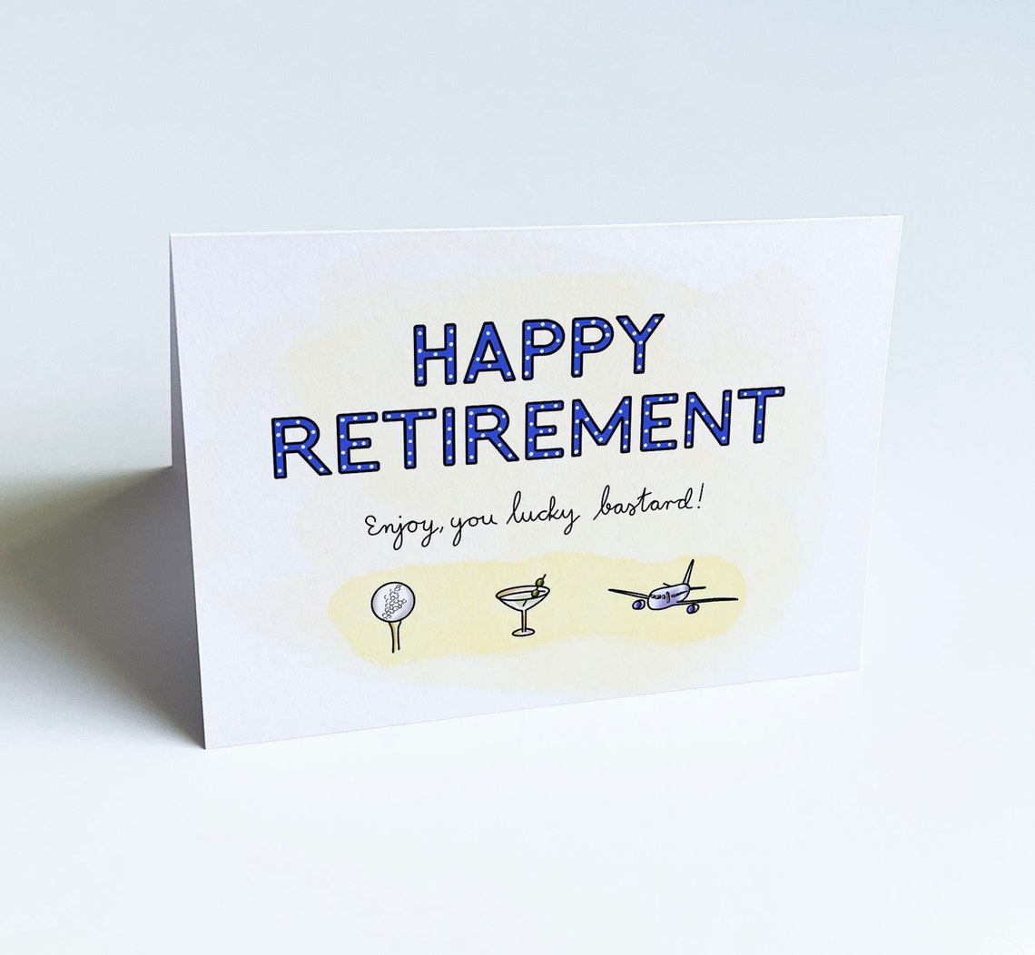 Lustige Karte zur Rente — Viel Spass! - Etsy.de