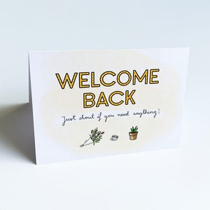 Fun Welcome Back Greeting Card for Returning Team Members and ...