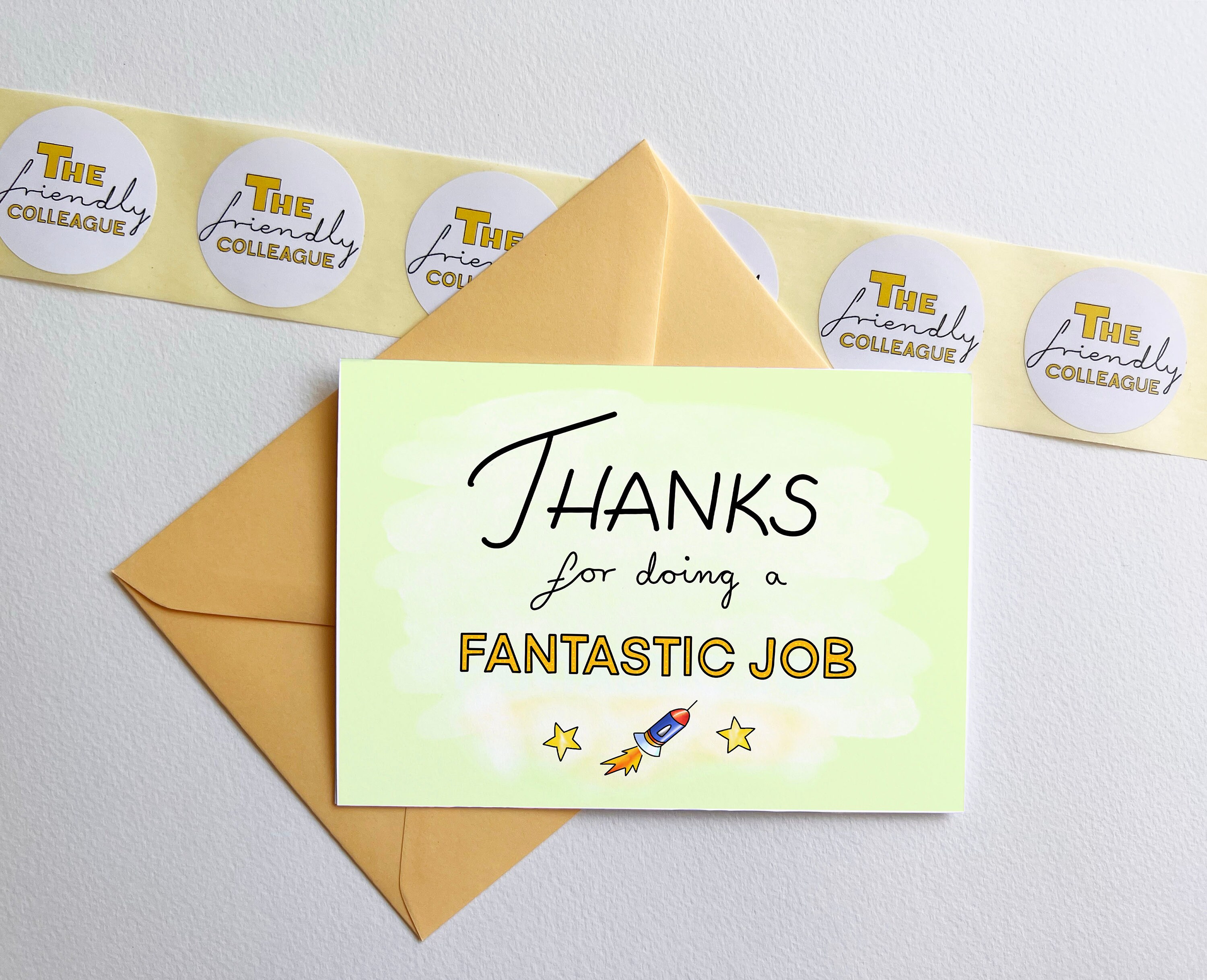 Lustige Dankeskarte Fürs Büro - Danke Für Den Tollen Job - Etsy