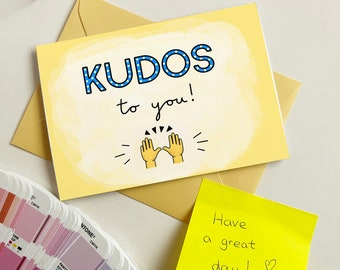 Kudos Card - Etsy