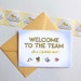 Fun Welcome Greeting Card for New Hires and Starters in Your Team ...