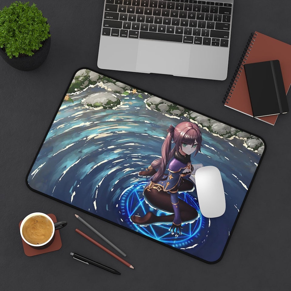 Genshin Impact Mouse Pad Desk Mat | Anime Desk Mat Waifu sold by Irina ...