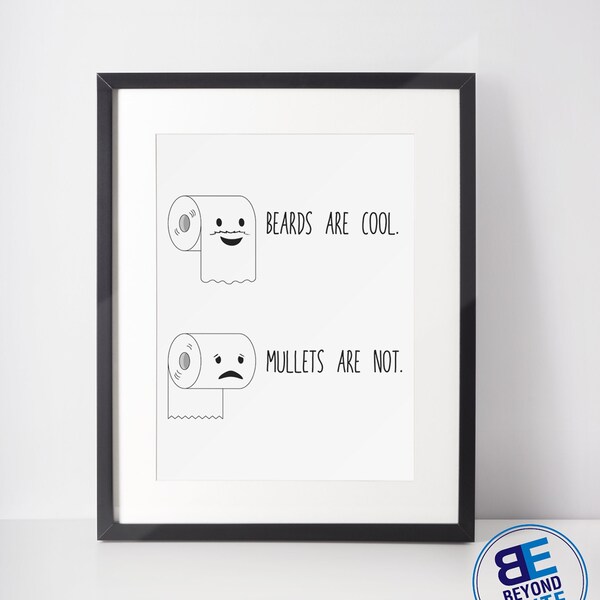 Mullet Art Print - Etsy