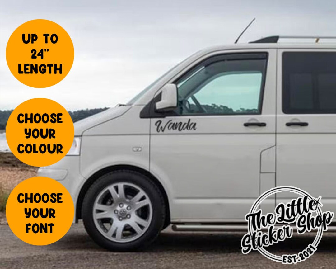 Van Name Vinyl Decal | Personalised Van Vinyl Decal, Vanlife Vinyl ...