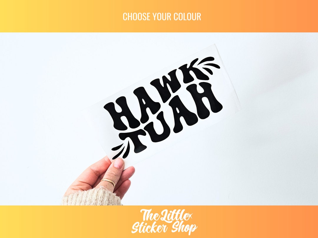 Hawk Tuah Vinyl Decal Van Decal, Car Decal, Car Sticker, Funny Car ...