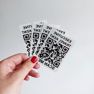 QR Code Car Vinyl Decal QR Code Sticker, Car Decal, Qr Code Decal, Qr ...