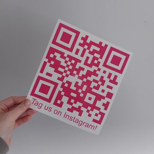 QR Code Car Vinyl Decal QR Code Sticker, Car Decal, Qr Code Decal, Qr ...