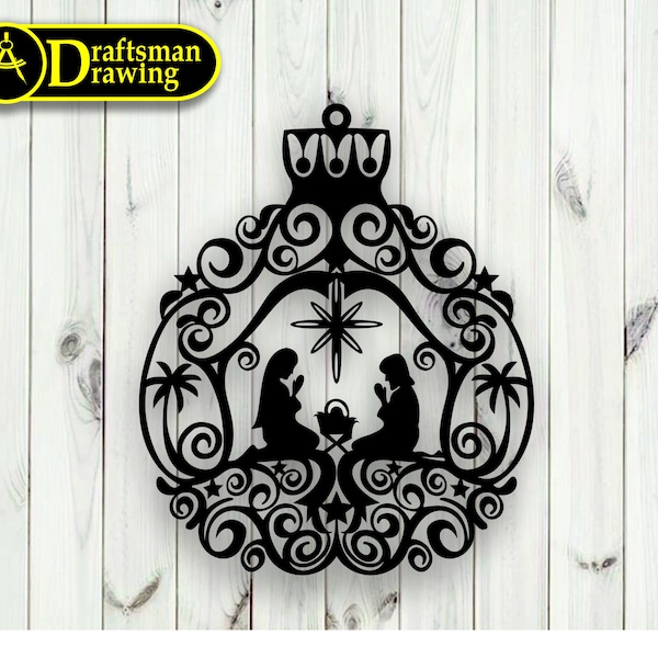 Cnc Dxf Christmas Ornaments - Etsy
