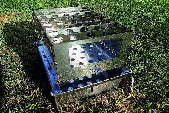 Camping Fire Box Stove Foldable Portable Wood Stove Camp - Etsy