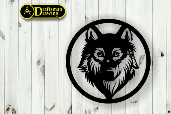 Wolf Wall Clock Vector Drawing File for Laser Cutting Plasma - Etsy UK