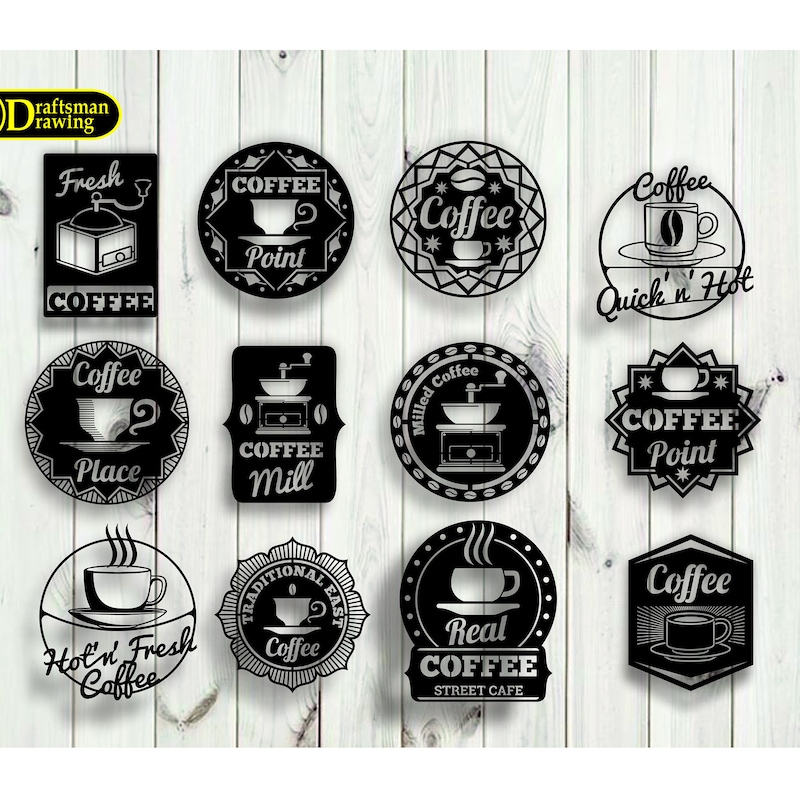 Cnc Router Files Coffee Shops - Etsy