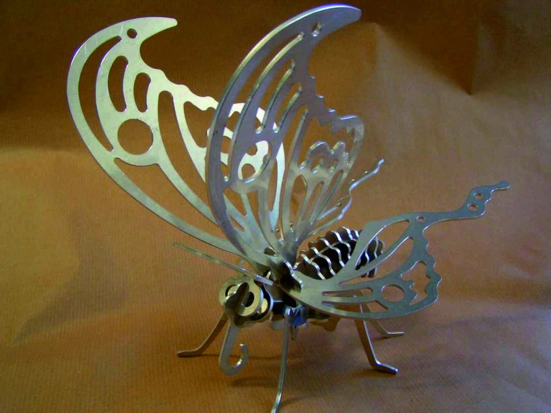Butterfly Puzzle for Adult Drawing File for Laser Cut (svg,ai,dxf,dwg ...