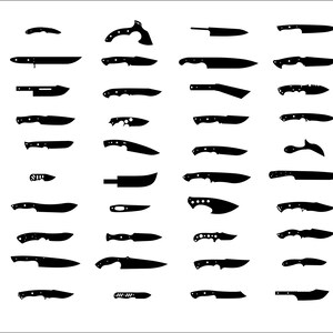150 Knife Template Designs, Laser Cut Files (dxf, Dwg, Svg, Cdr) - Etsy