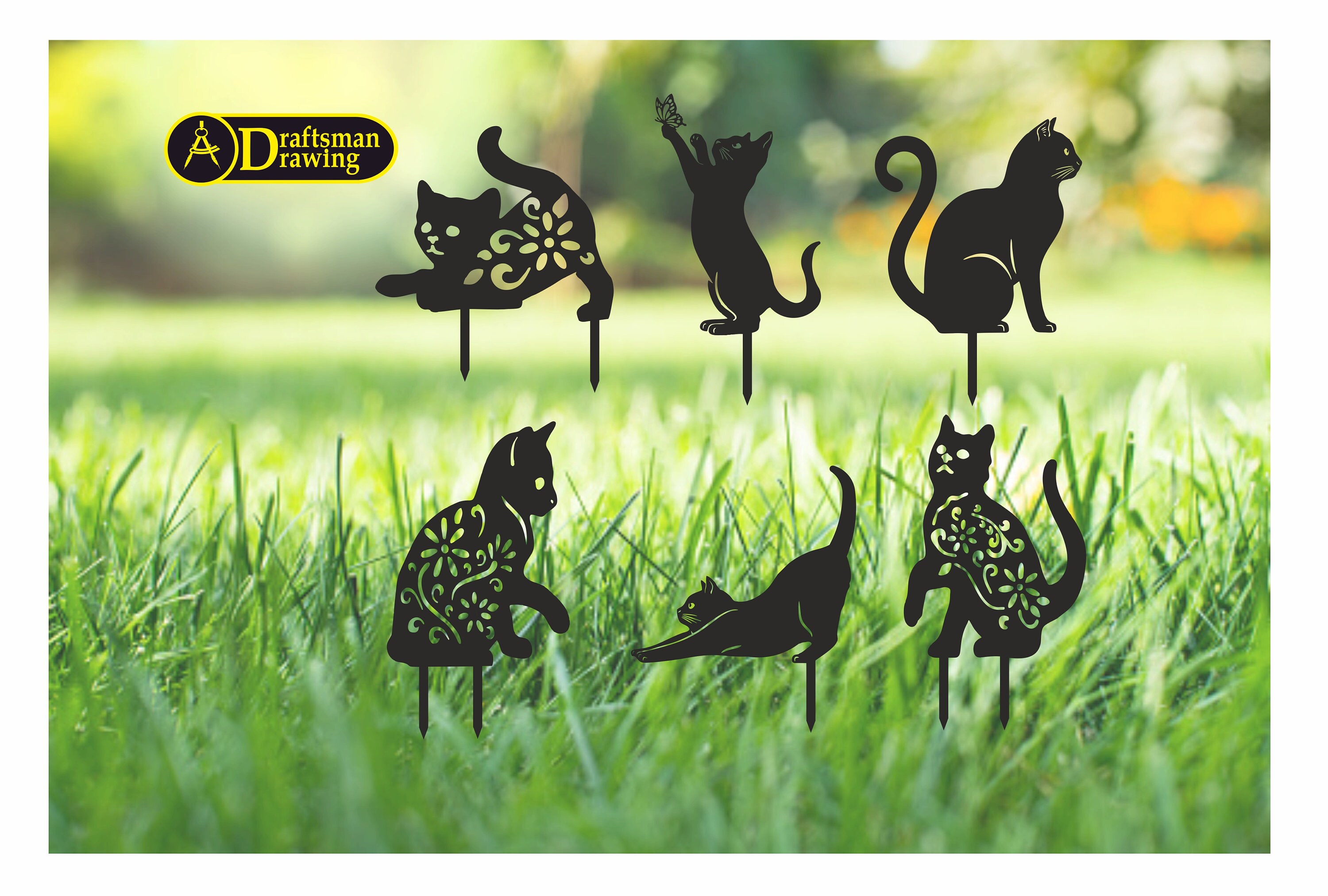 Garden Stakes Bundle (170 + Pcs ) High Quality Vector Drawing File for ...