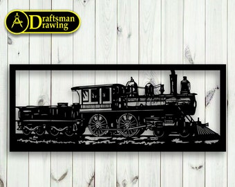 Car Wall Art Decor Vector File for Laser Cutting Plasma - Etsy