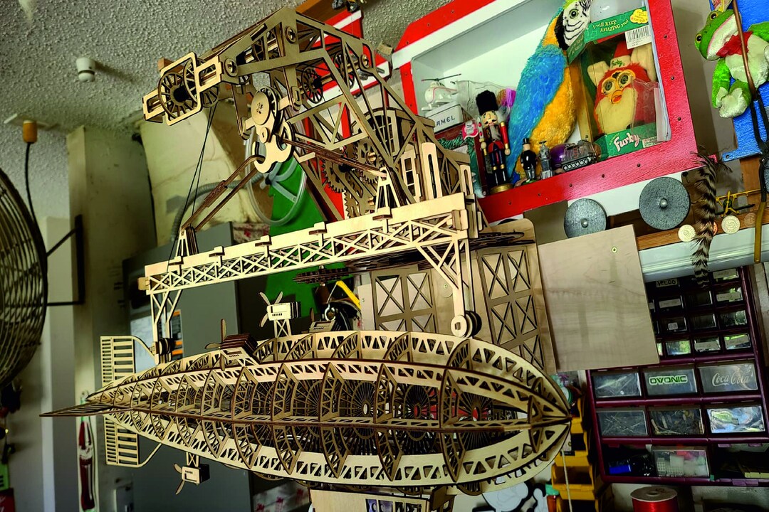 Zeppelin 3D Puzzles for Adult Drawing File for Plasma or Laser Cut ...