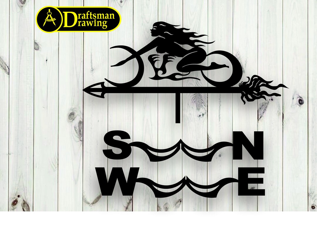 Lady Biker Weathervane Vector Drawing File for Laser , Plasma Cutting ...