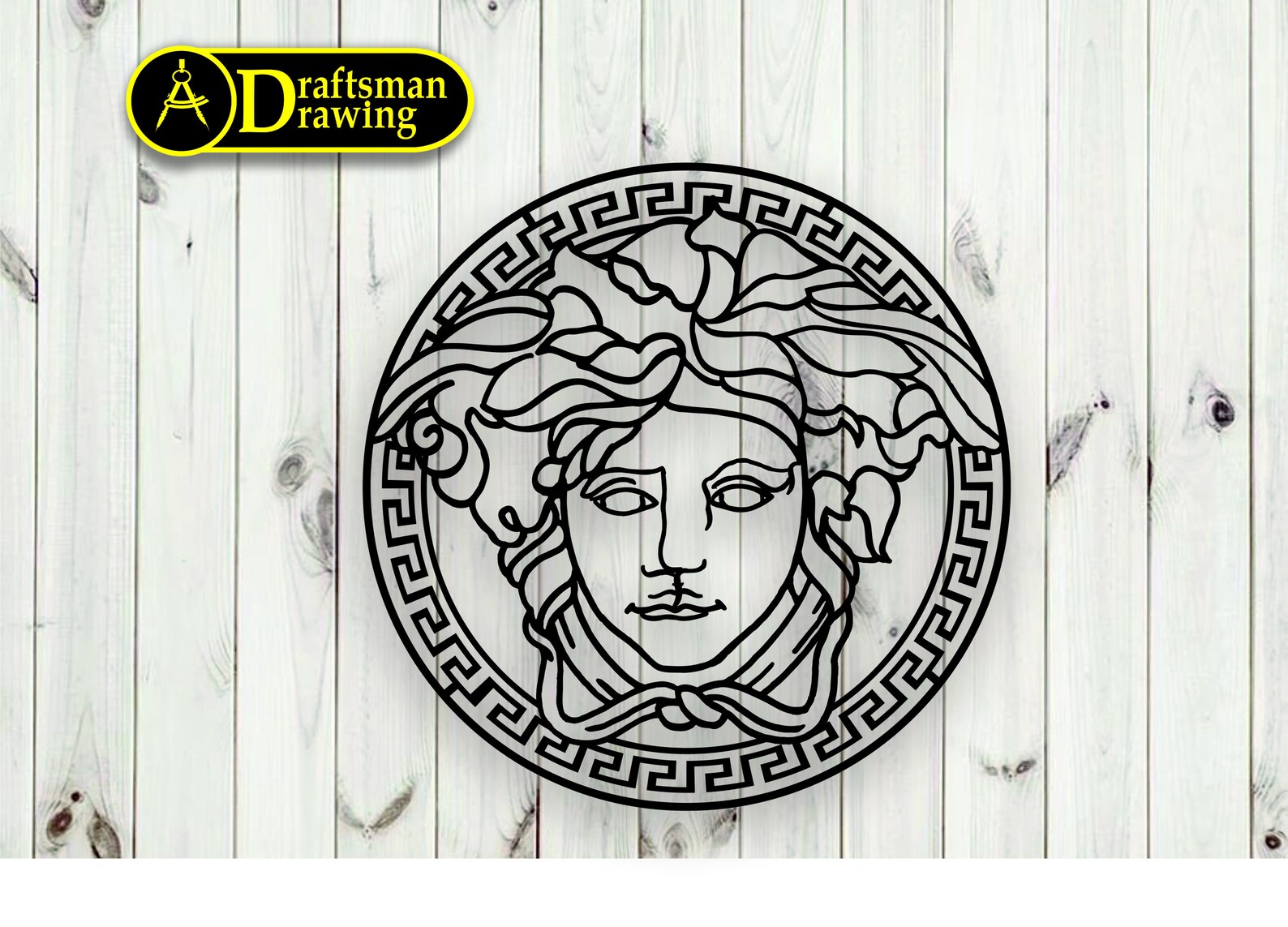 Medusa Wall Art Decor Vector File for Laser Cutting Plasma - Etsy
