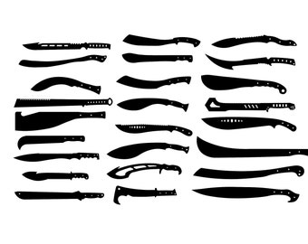 Sword Machete Files for Cricut Png Dxf Machete Cut Files For Silhouette ...