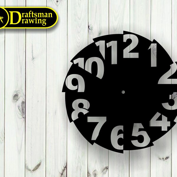 Laser Cut Clock - Etsy