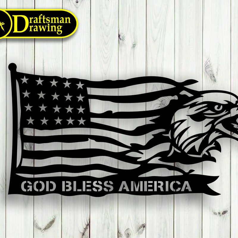 Metal American Flag - Etsy
