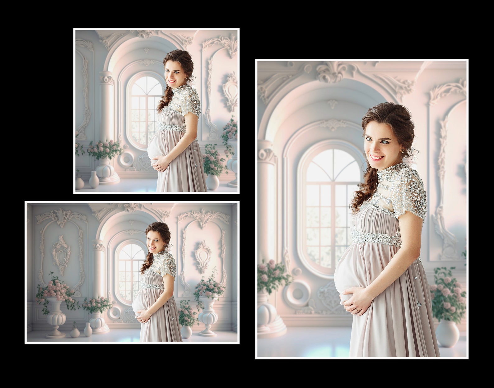 Baroque Portrait Backgrounds | Painterly Digital Overlays (digital ...