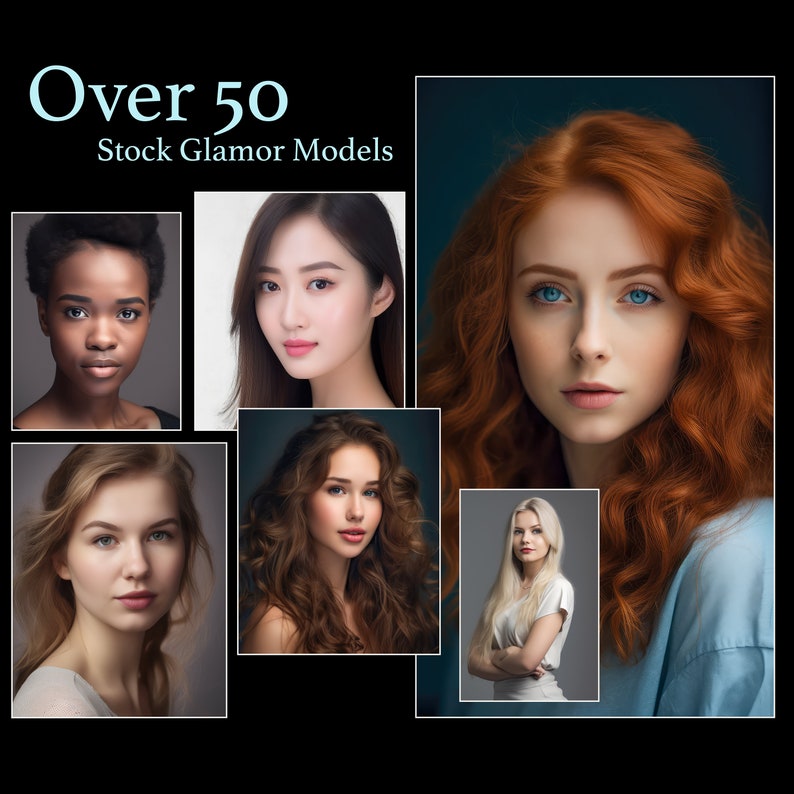 Stock Lady Models Portraits Overlays Beautiful Ladies Photoshop Photo ...