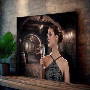 Wine Cellar Portrait Backgrounds: Winery Photography Overlays (digital ...