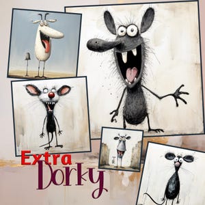 Quirky Animals Art Illustrations Over 40 Images of Humorous Critters ...