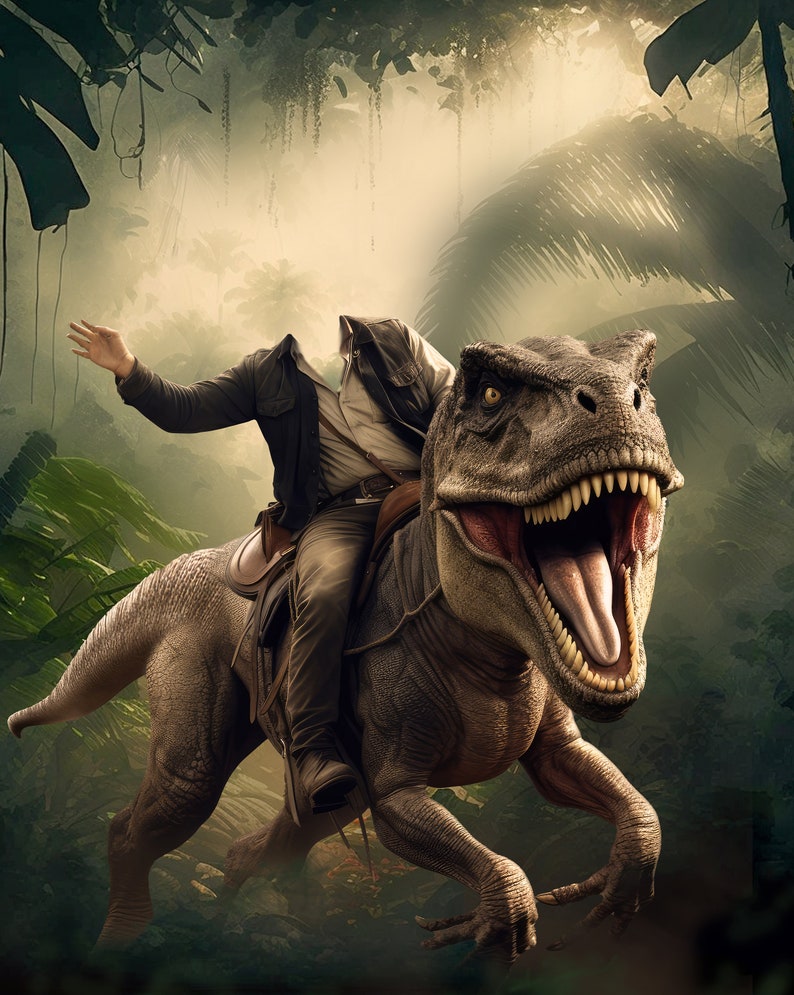 Raptor Rider Portrait Background, Fantasy AI Art (digital Download) - Etsy