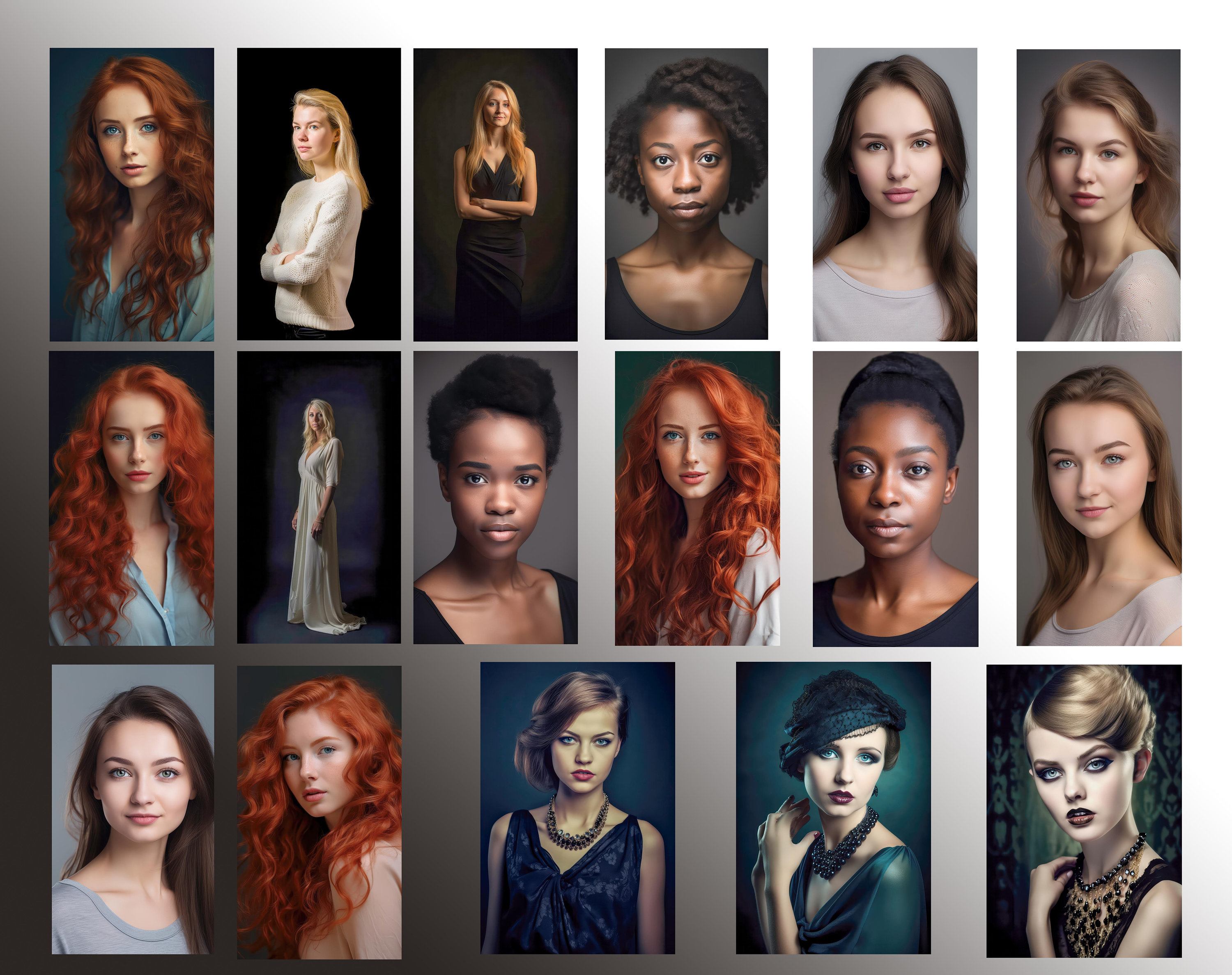 Stock Lady Models Portraits Overlays Beautiful Ladies Photoshop Photo ...