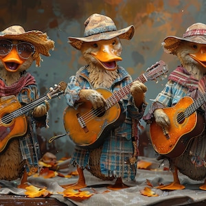 Dorky Ducks Clipart and Backgrounds for Multiple Creative Uses Designs ...