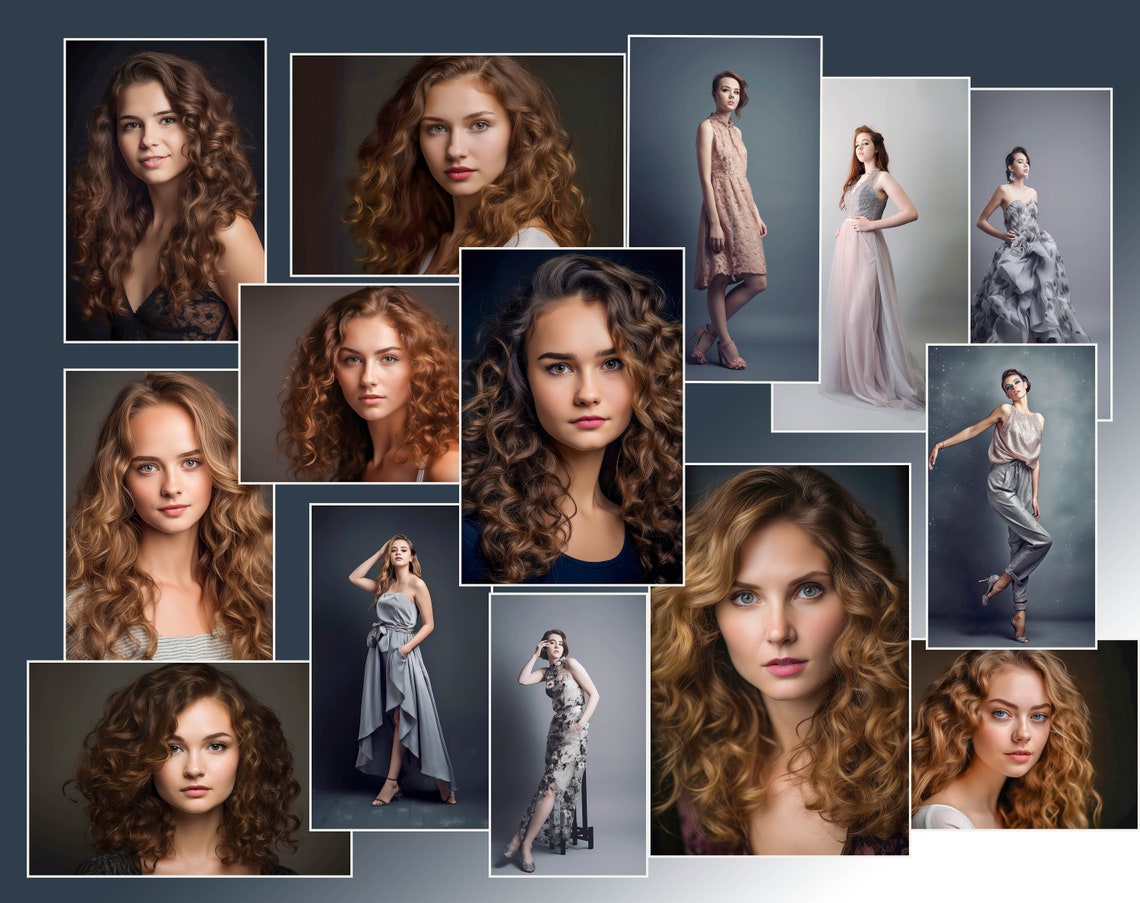 Stock Lady Models Portraits Overlays Beautiful Ladies Photoshop Photo ...