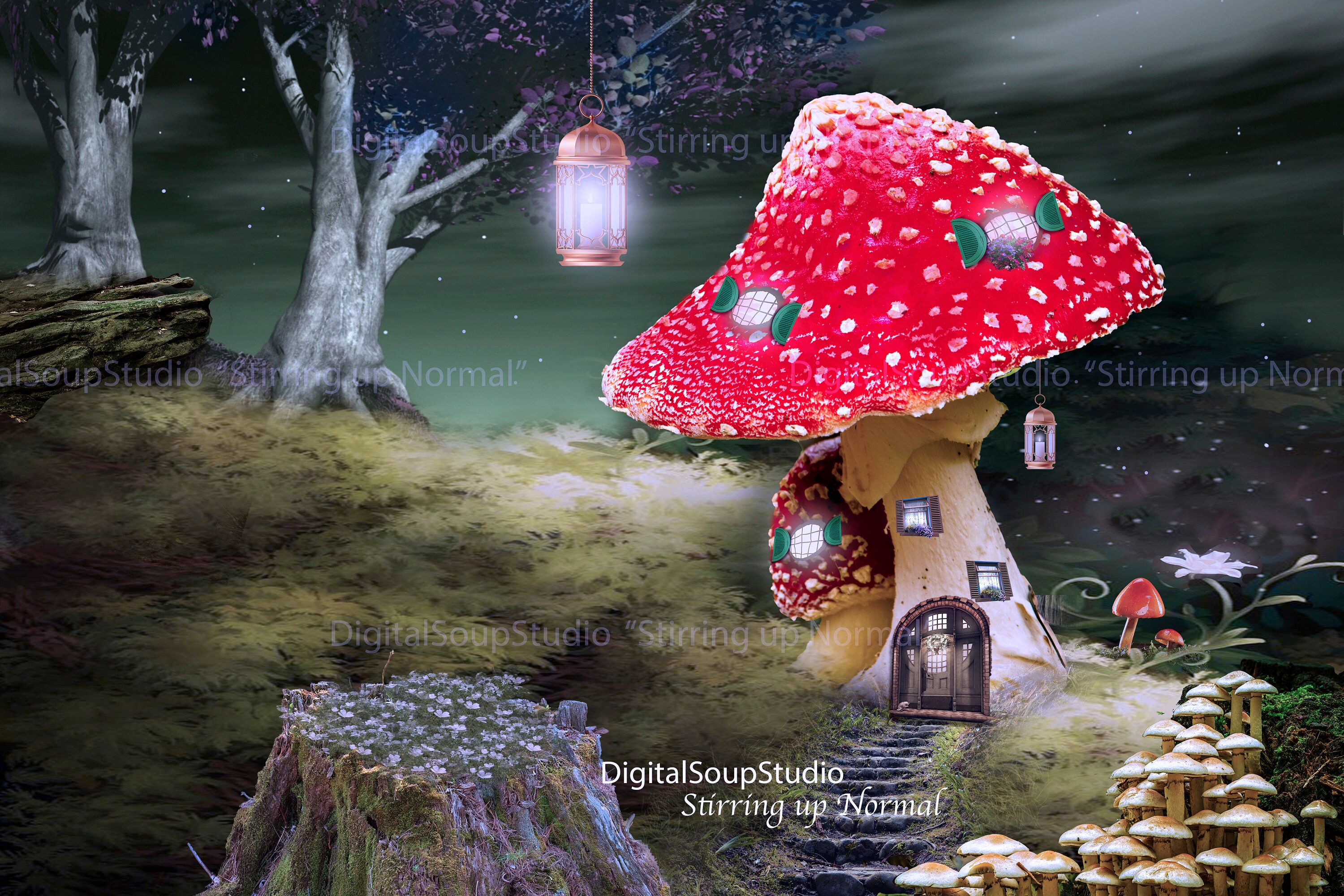Enchanted Elf Background Digital Background for - Etsy