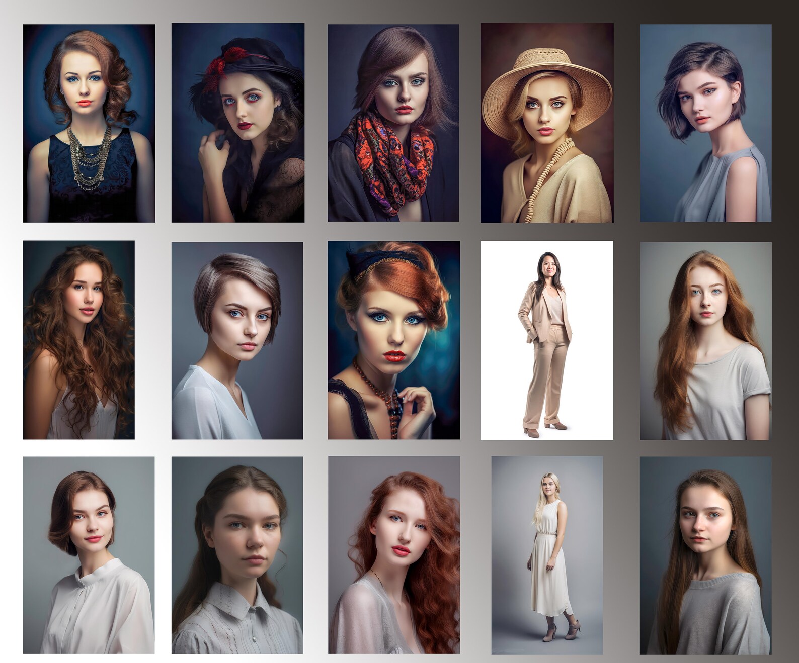 Stock Lady Models Portraits Overlays Beautiful Ladies Photoshop Photo ...