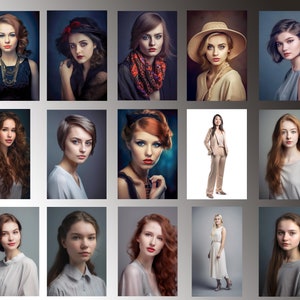 Stock Lady Models Portraits Overlays Beautiful Ladies Photoshop Photo ...