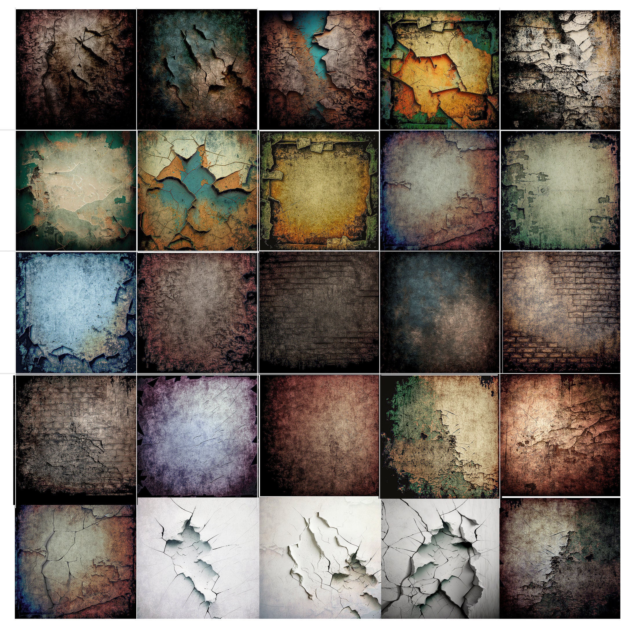 Digital Grunge Texture Overlay Backgrounds Digital Portrait Background ...