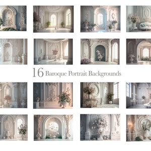 Digital Portrait Backgrounds Baroque Backdrops Painterly Portrait ...