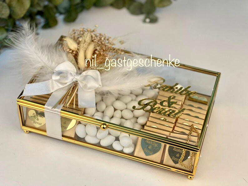 Personalized Chocolate Dragee Box Premium Chocolate Dragees | Etsy