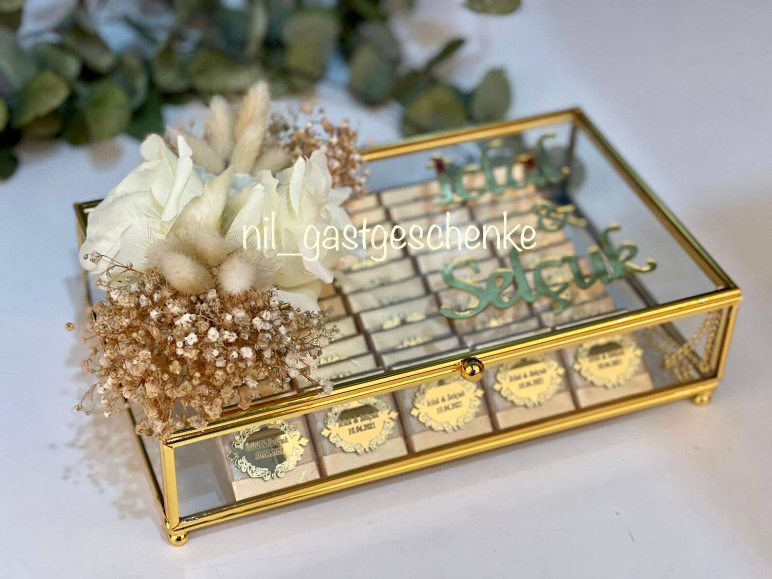 Personalized Chocolate Dragee Box Premium Chocolate Dragees - Etsy