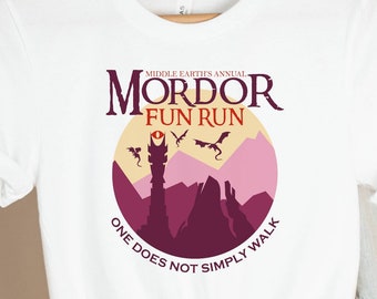 Mordor Fun Run Shirt - Etsy