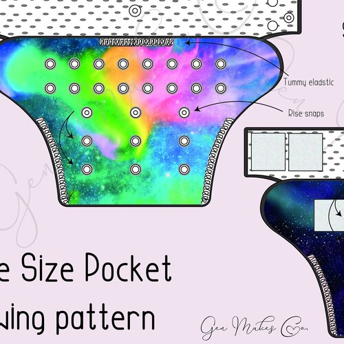 Winged / Tabbed Prefold Cloth Diaper PDF Sewing Pattern - Etsy