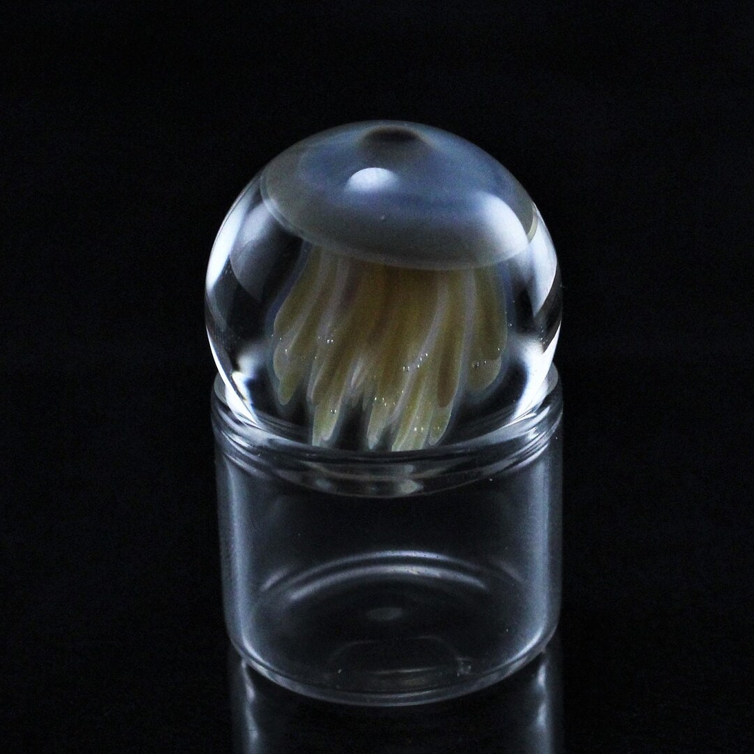 Glass Jellyfish Marble 24mm - Etsy