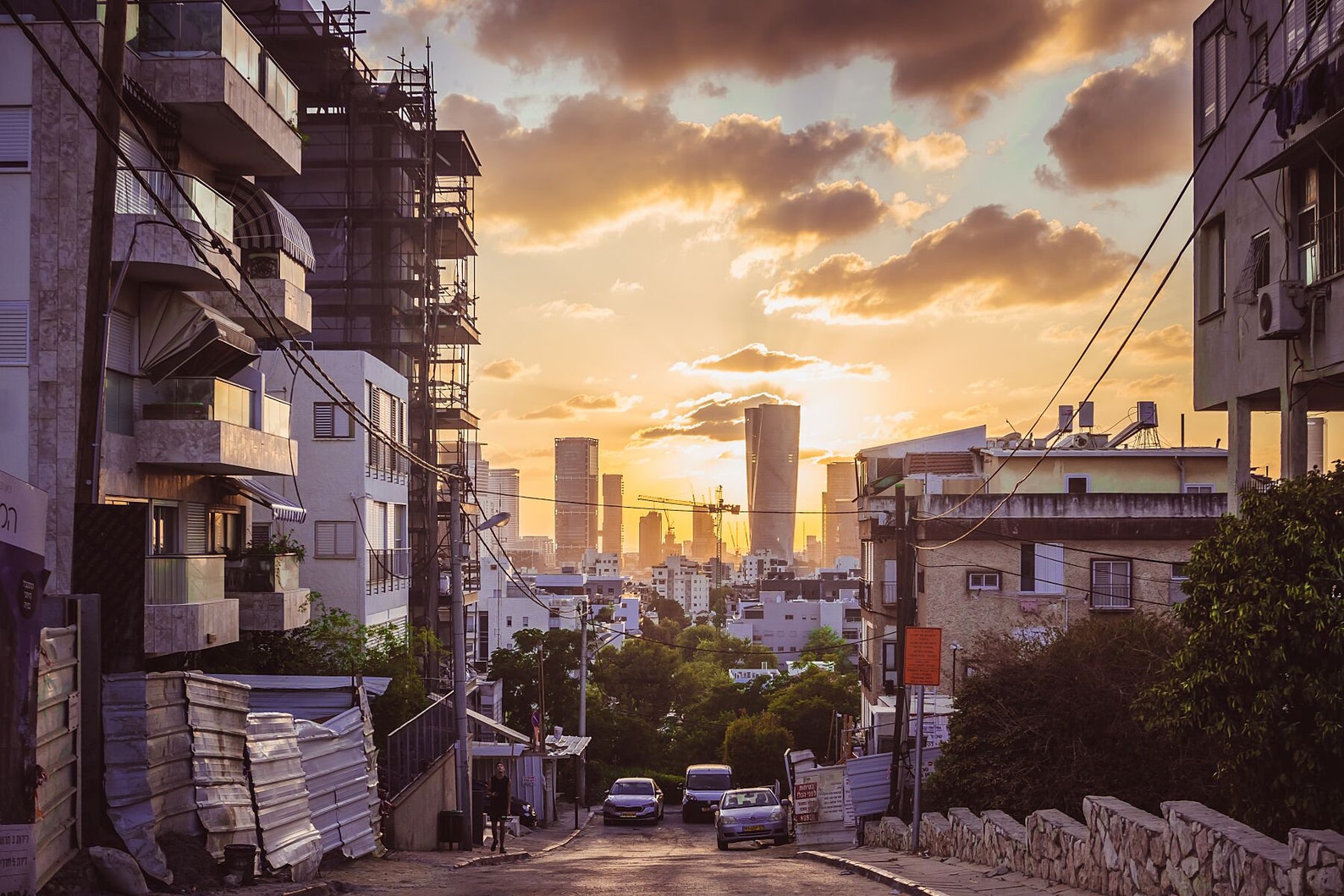 Sunset Over Tel Aviv Poster | Israel Photo | Tel Aviv Wall Art | Israel ...