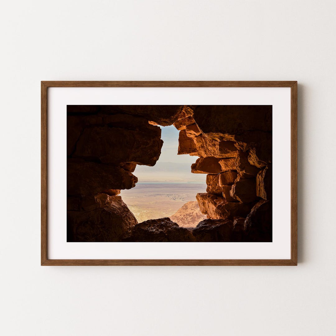 Masada in Israel Poster | Israel Print | Desert Wall Art | Dead Sea ...