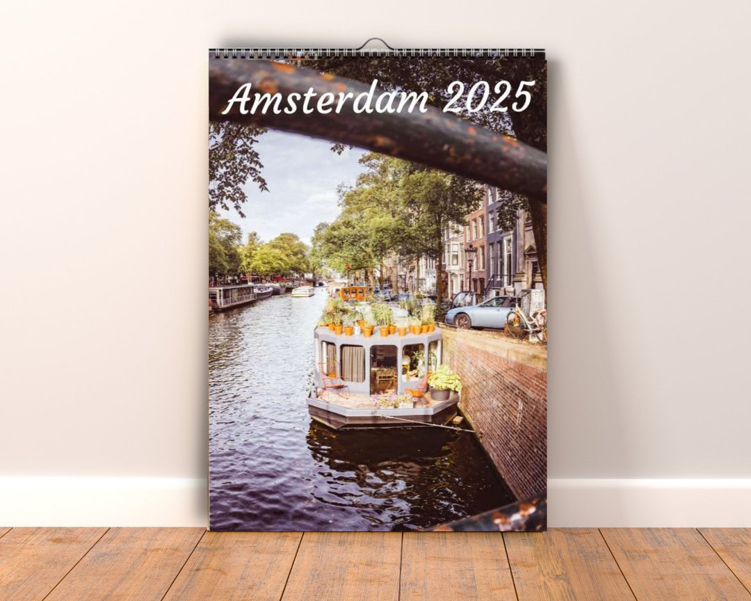 Amsterdam Wall Calendar 2025 - Wall Calendar, Birthday, Calendar Wall ...