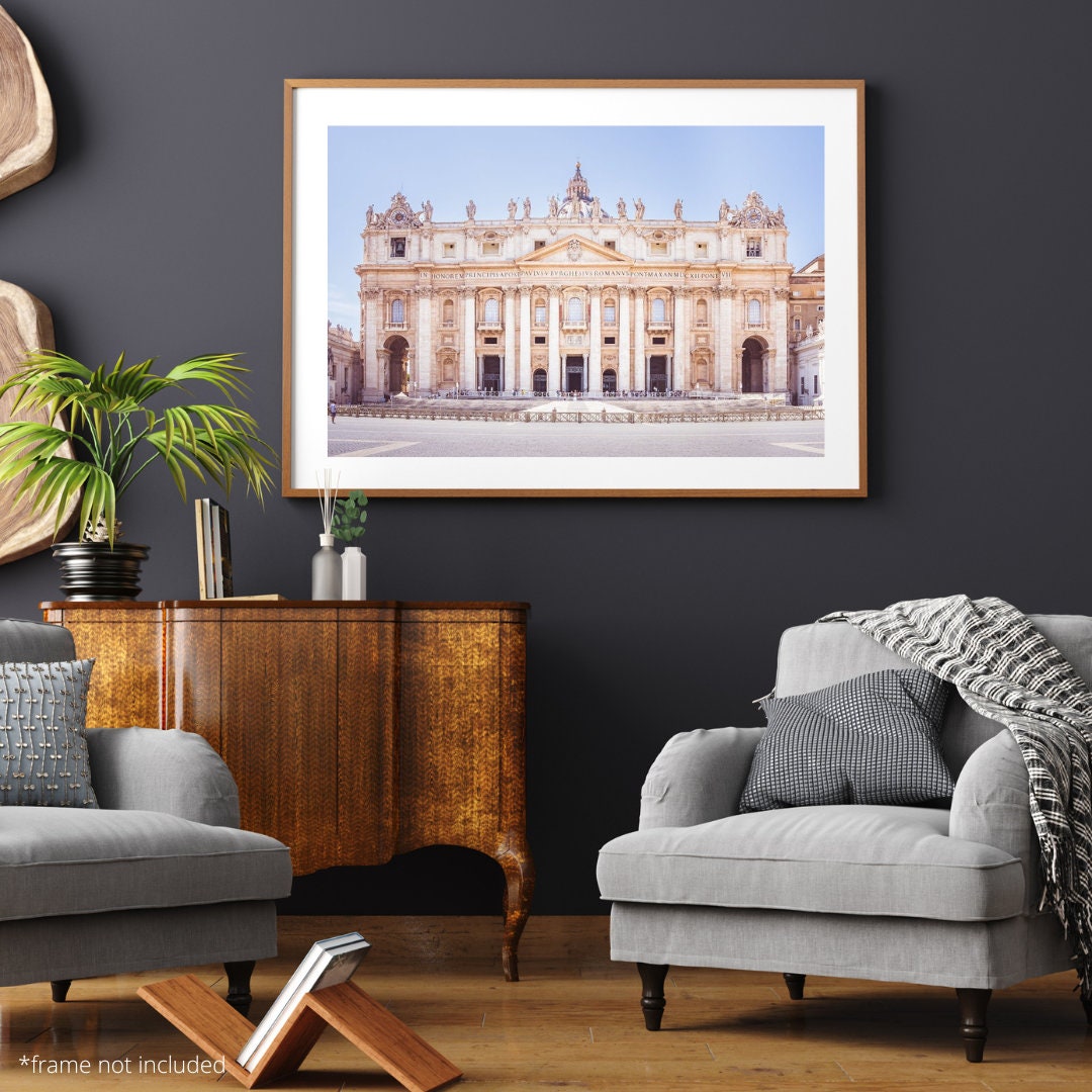 Vatican Poster Rome Poster Italy Print Rome Wall Art Rome Print Travel ...